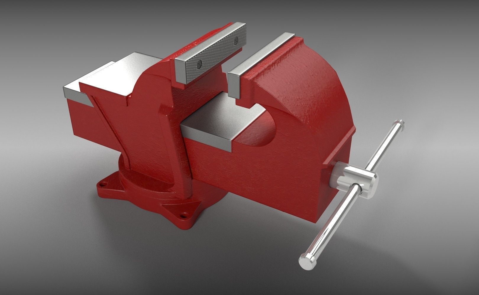 A Red Vice 3D model rigged | CGTrader