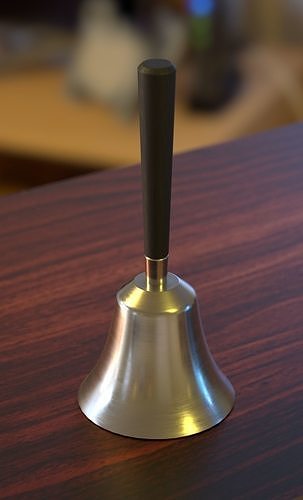 bell for calling the assistant servants 3D model 3D model | CGTrader