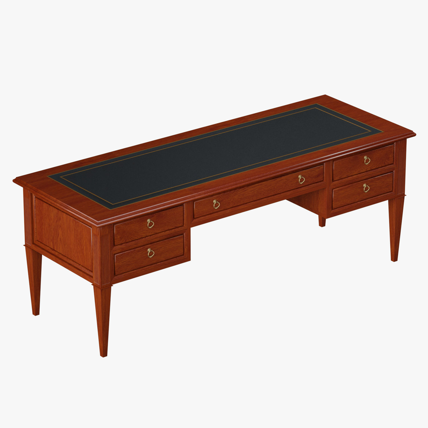Classic Desk Design 3D model | CGTrader