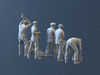 working people 3D model 3D printable | CGTrader