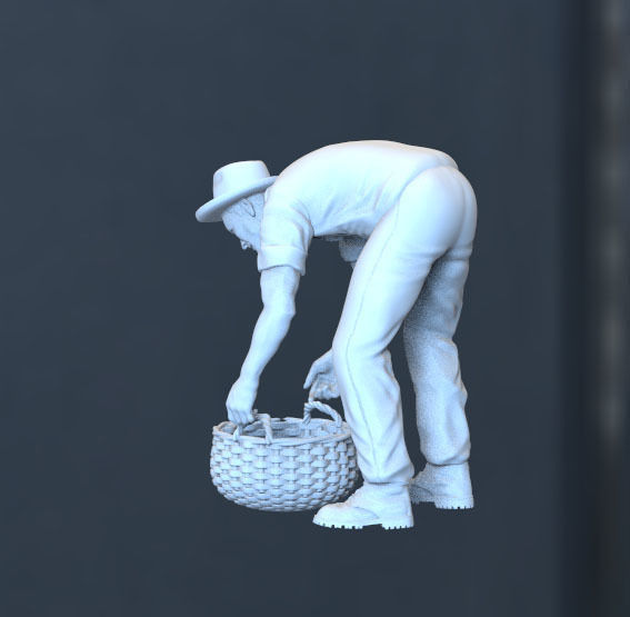 working people 3D model 3D printable | CGTrader