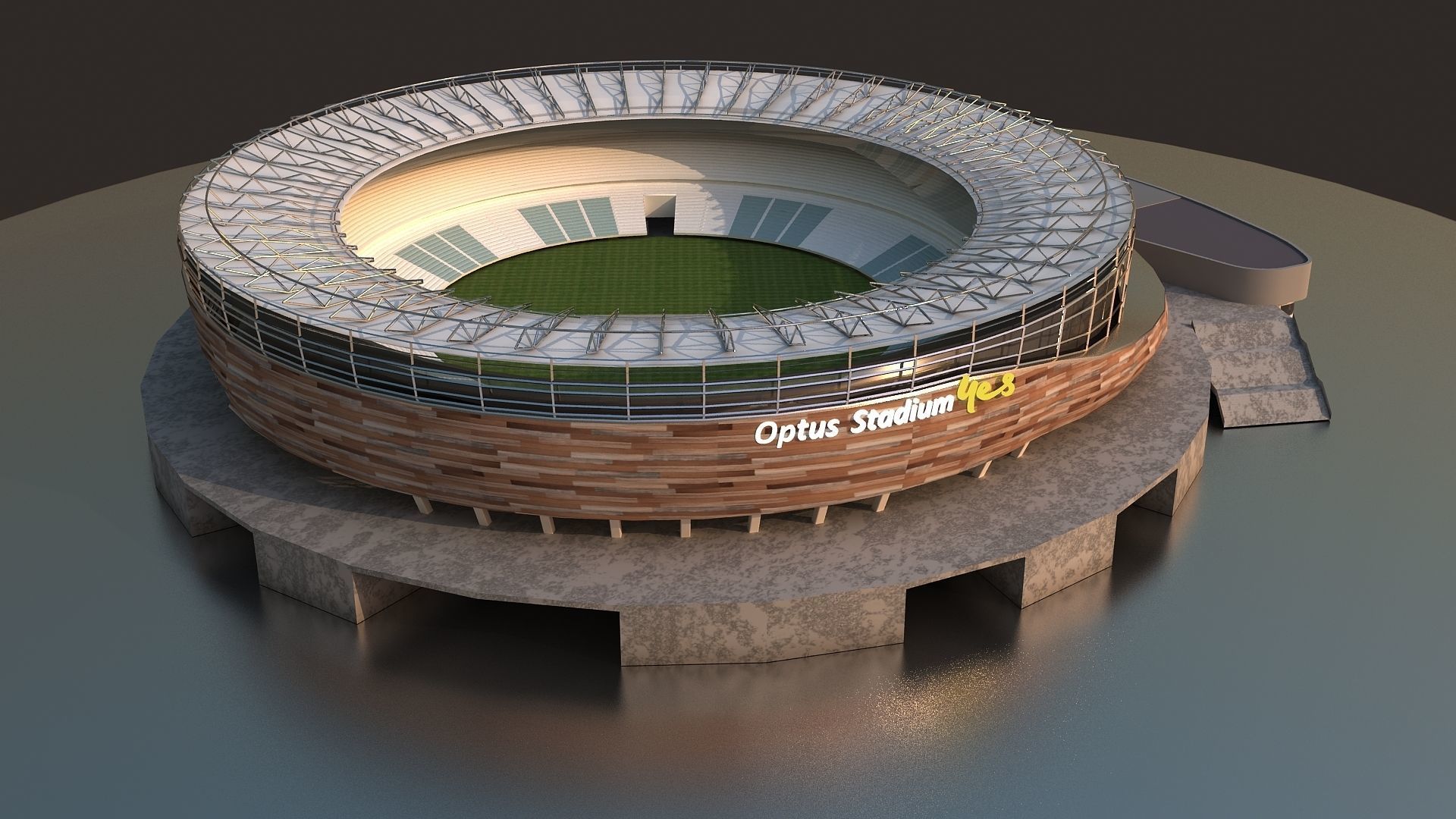 Optus Stadium 3D model | CGTrader