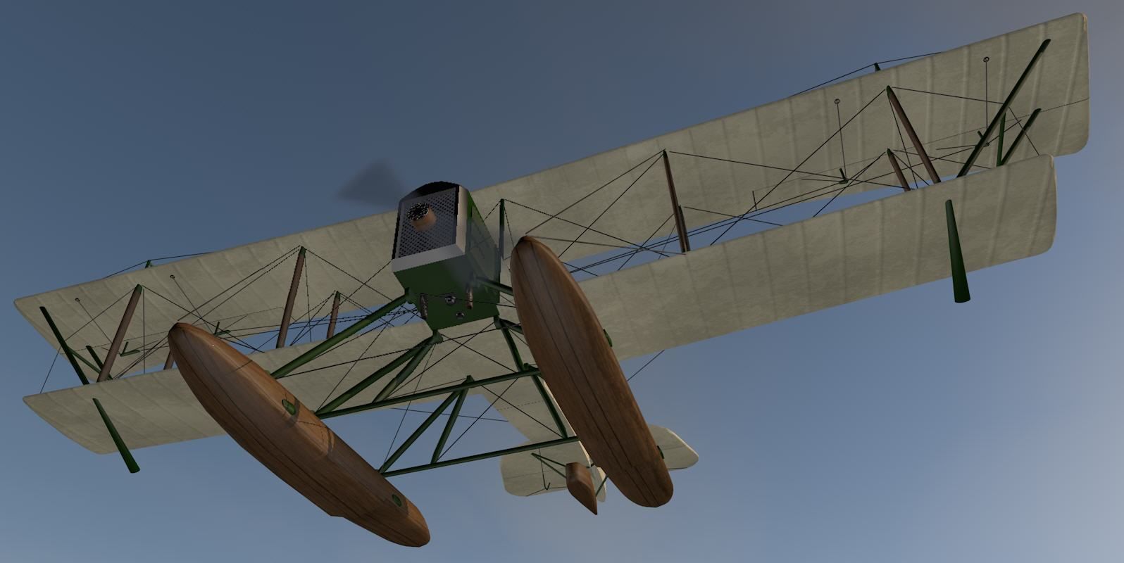 Boeing Model One 3D model | CGTrader
