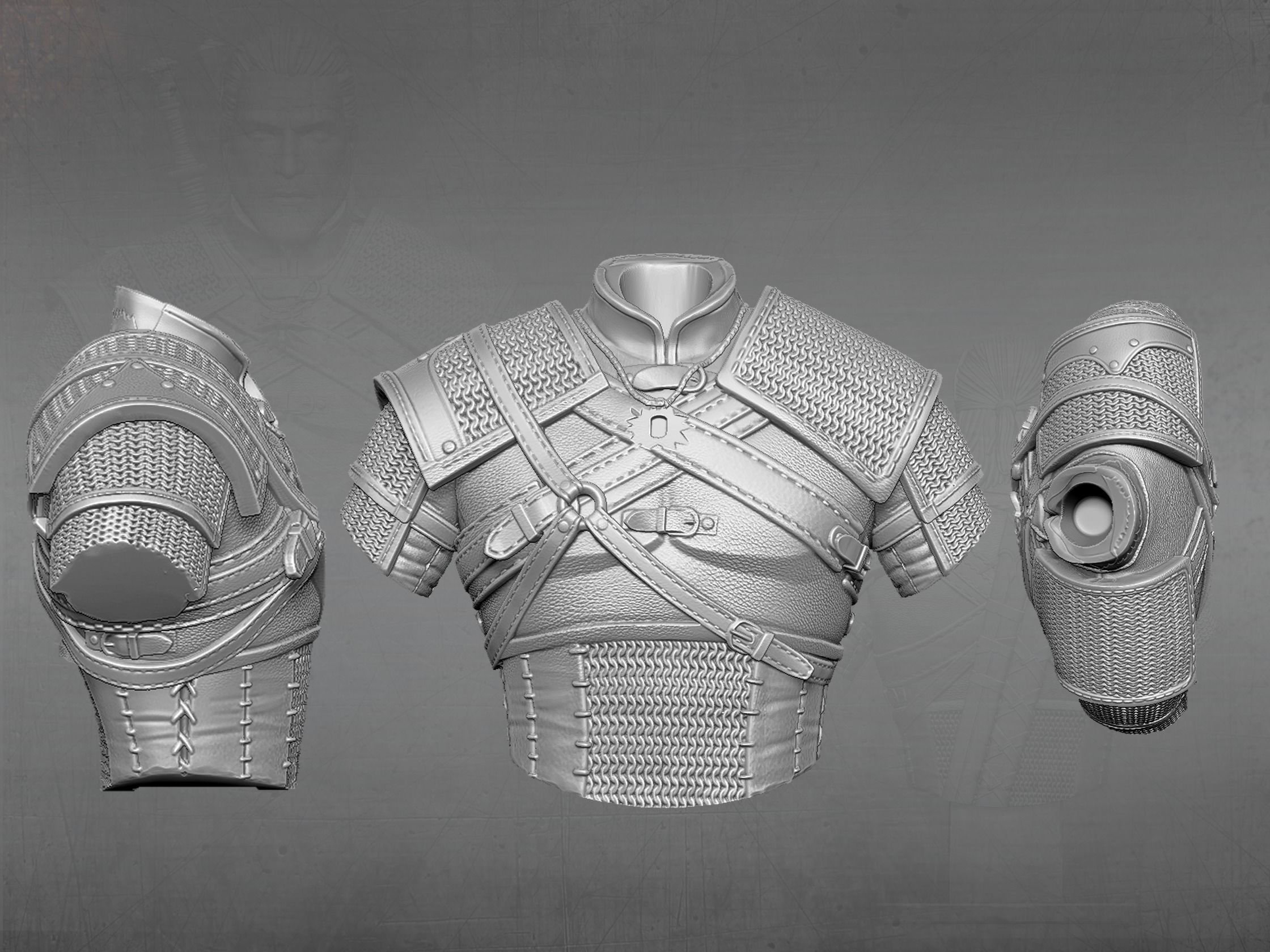 Witcher 3D model 3D printable | CGTrader