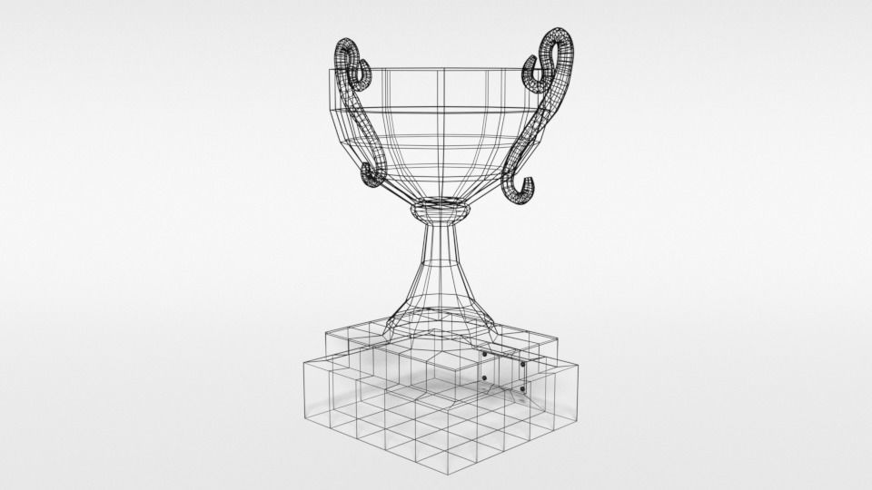 3D model Low Poly Cartoon Trophy VR / AR / low-poly | CGTrader