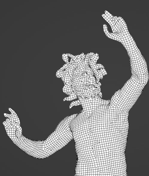 3D model Realistic Statue Photogrammetry VR / AR / low-poly | CGTrader