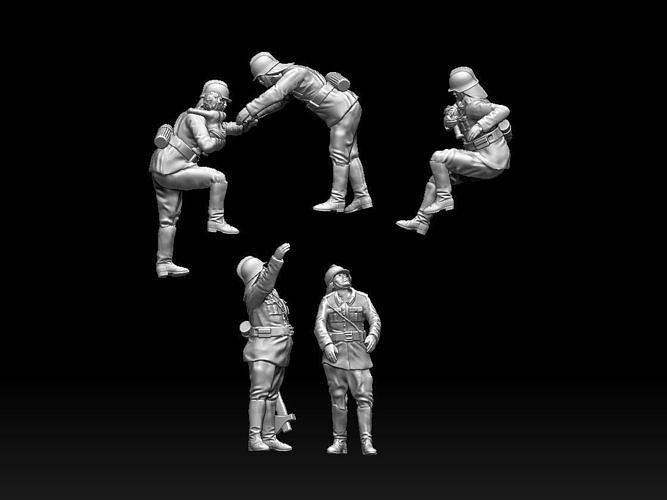 fire brigade 3D model 3D printable | CGTrader