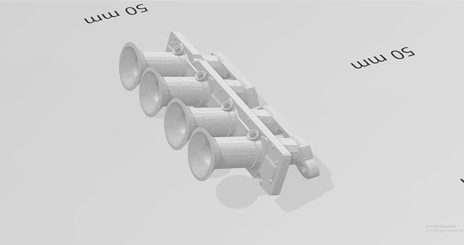 SR20 ITB intake manifold for RC 3D model 3D printable | CGTrader