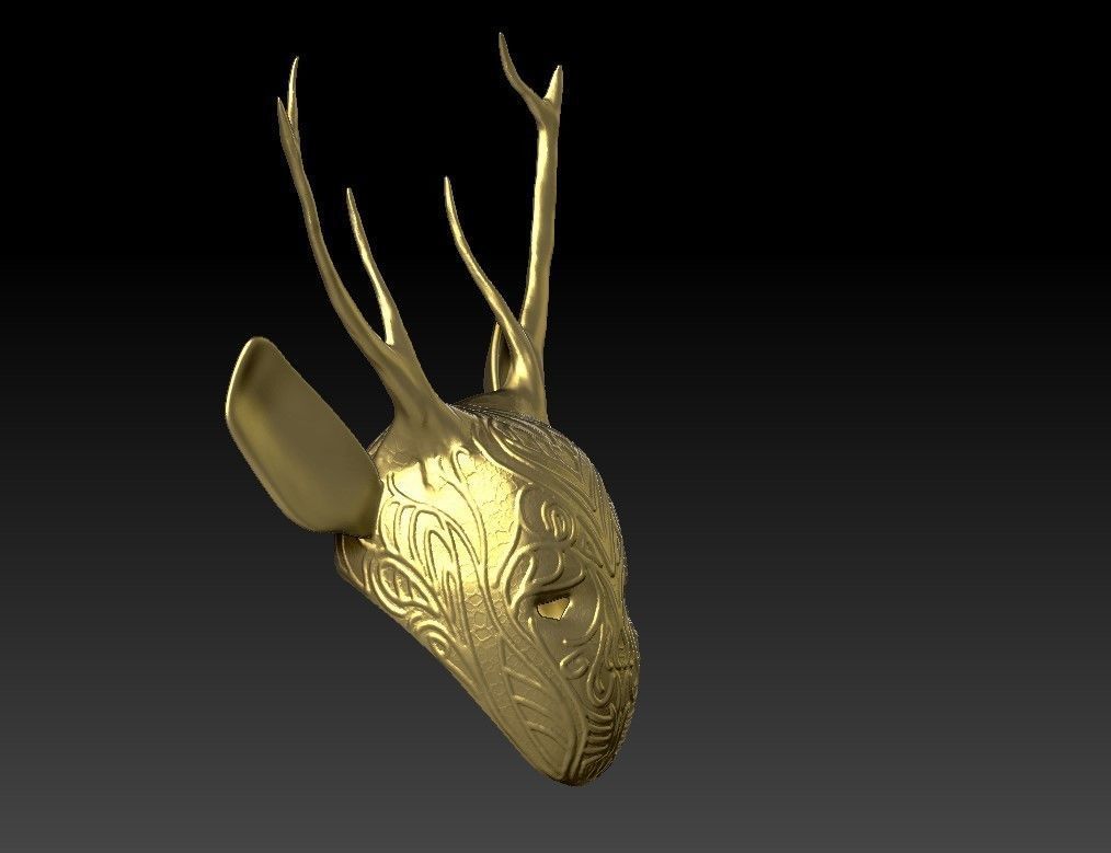 Witch mask 3d model 3D model 3D printable | CGTrader
