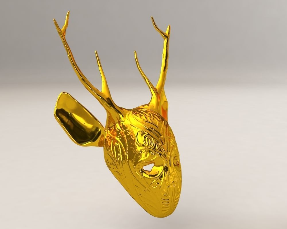 Witch mask 3d model 3D model 3D printable | CGTrader