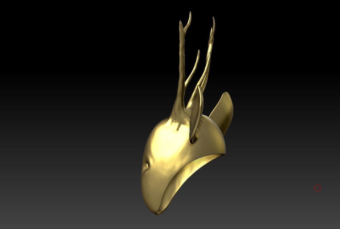 Witch mask 3d model 3D model 3D printable | CGTrader