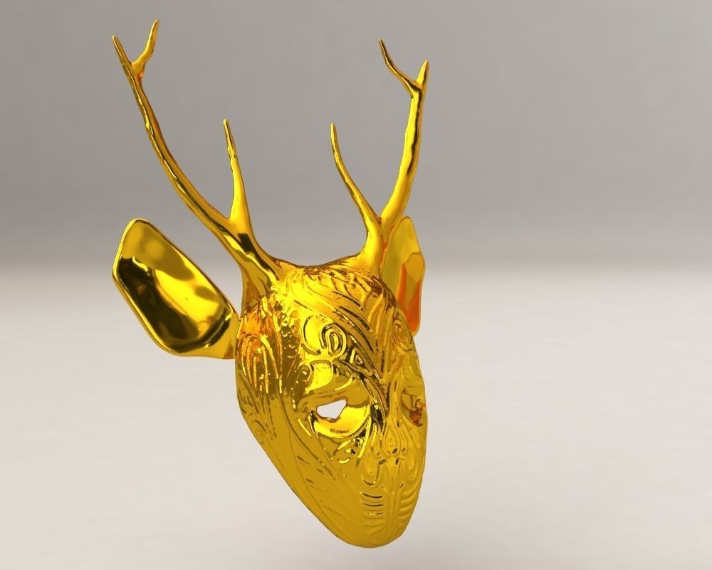Witch mask 3d model 3D model 3D printable | CGTrader