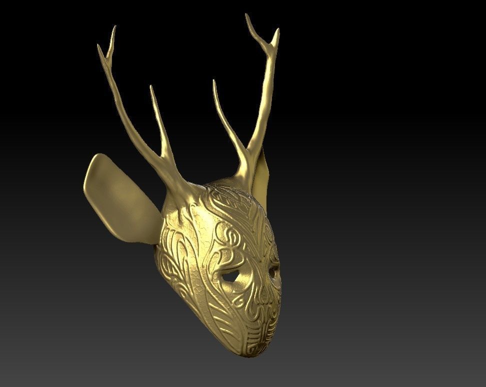 Witch mask 3d model 3D model 3D printable | CGTrader
