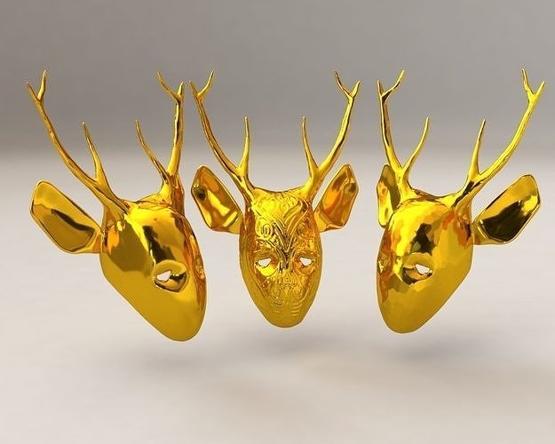 Witch mask 3d model 3D model 3D printable | CGTrader