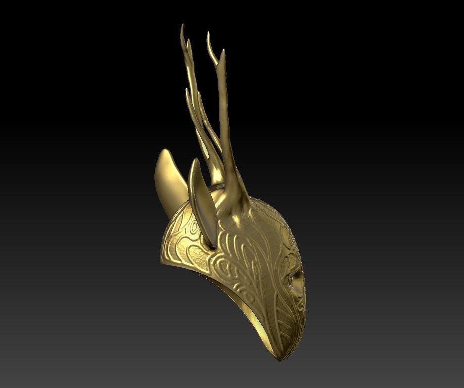 Witch mask 3d model 3D model 3D printable | CGTrader