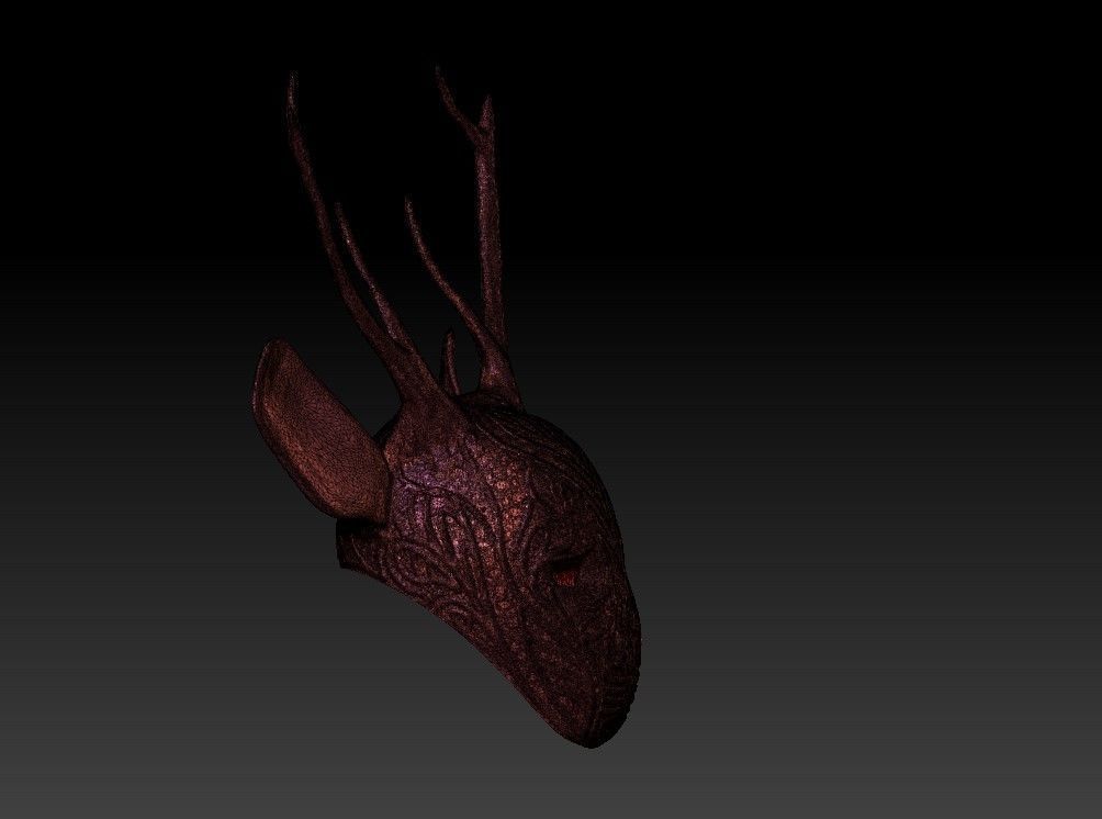 Witch mask 3d model 3D model 3D printable | CGTrader