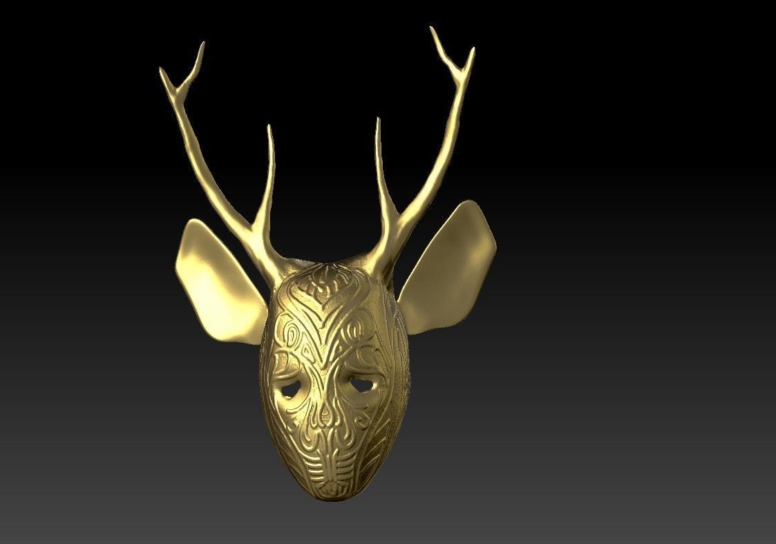 Witch mask 3d model 3D model 3D printable | CGTrader