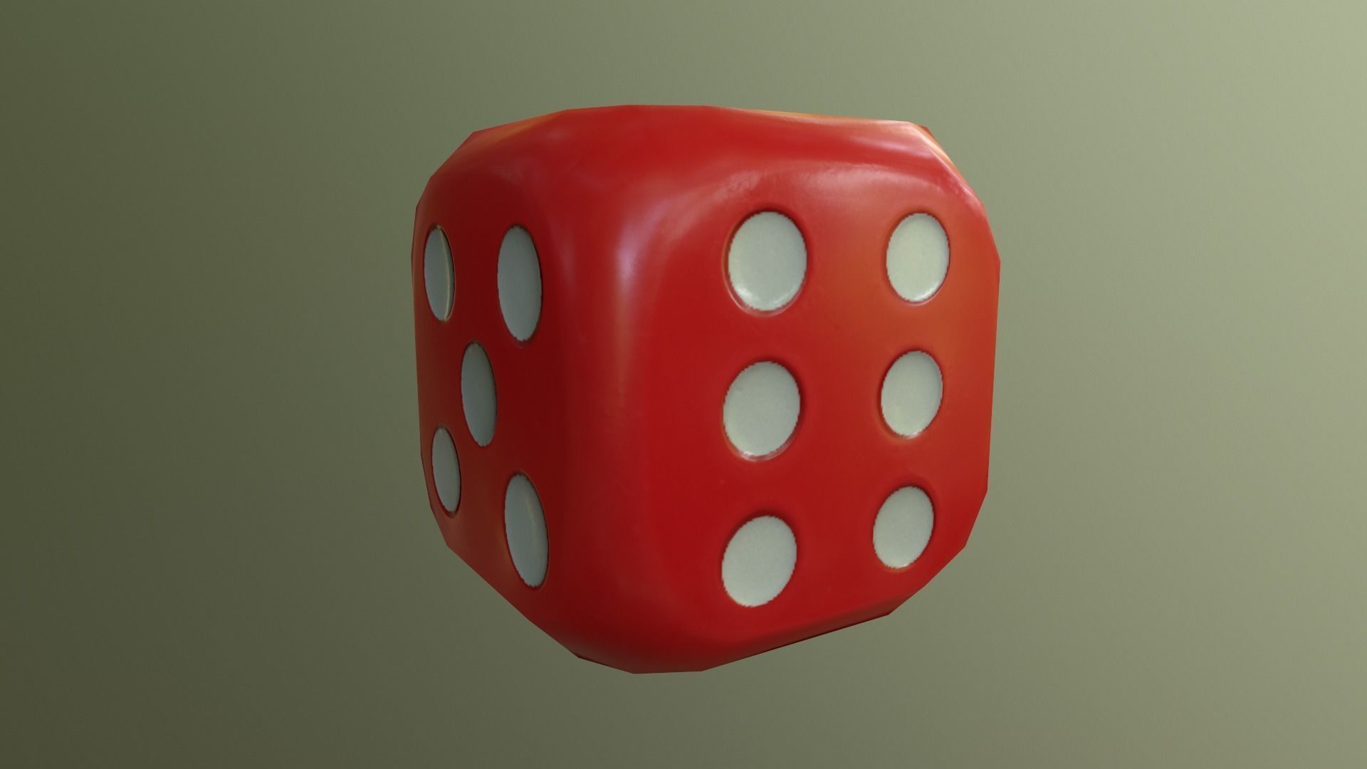 3D model Red Dice VR / AR / low-poly | CGTrader