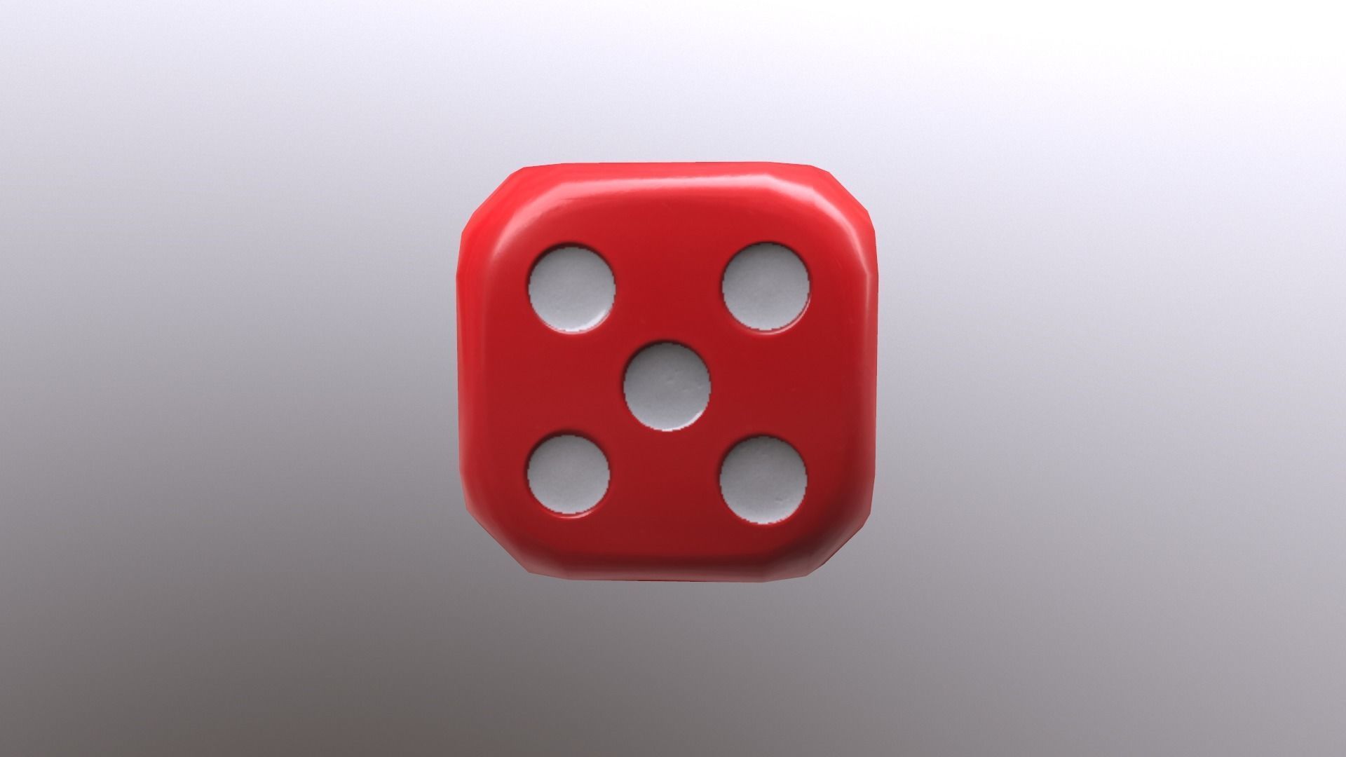 3D model Red Dice VR / AR / low-poly | CGTrader