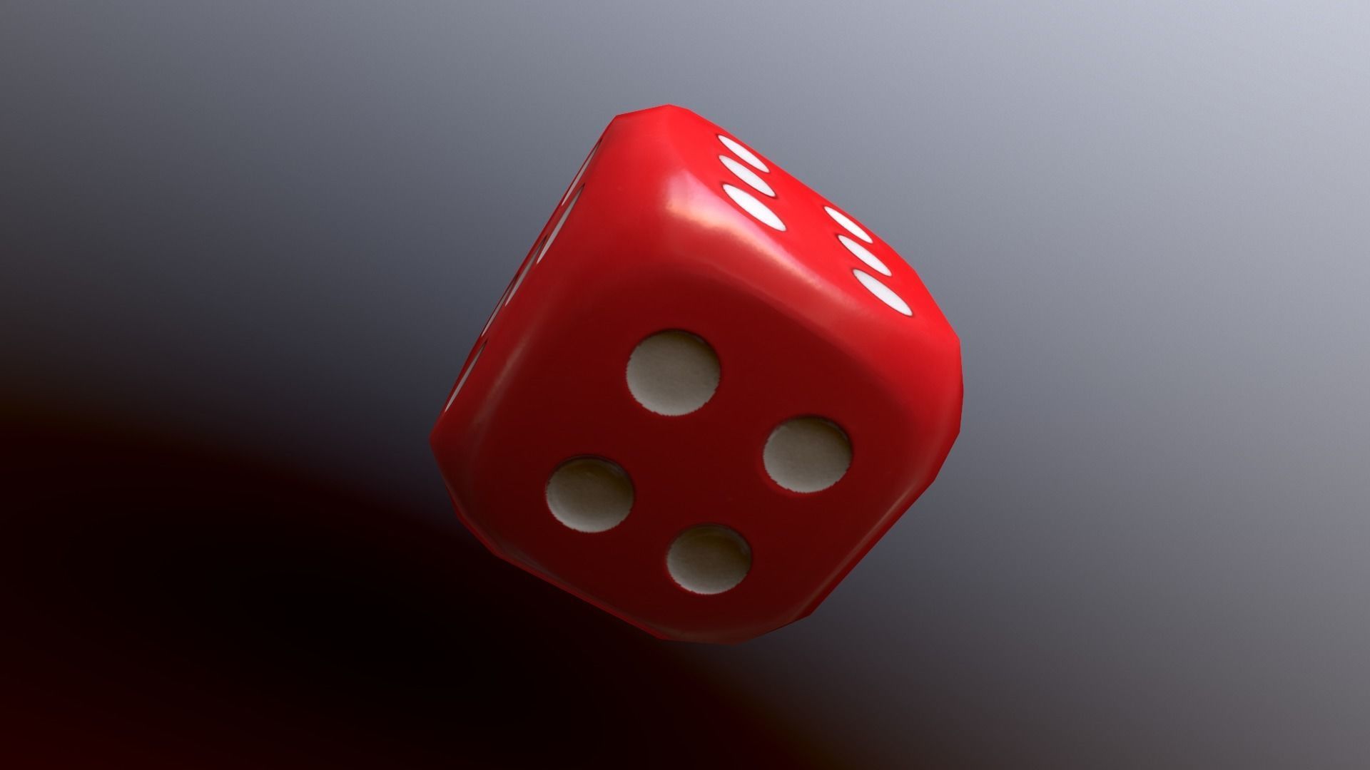 3D model Red Dice VR / AR / low-poly | CGTrader
