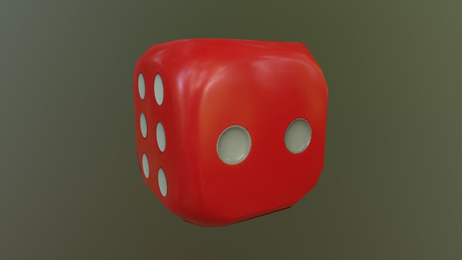 3D model Red Dice VR / AR / low-poly | CGTrader