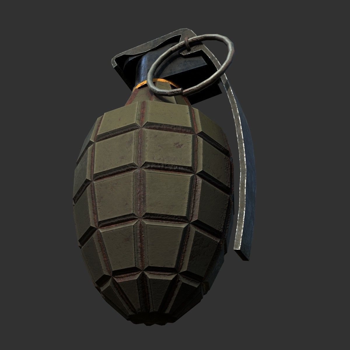 3D model Grenade VR / AR / low-poly | CGTrader