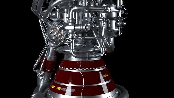 Rocket Engine 01 3D model | CGTrader