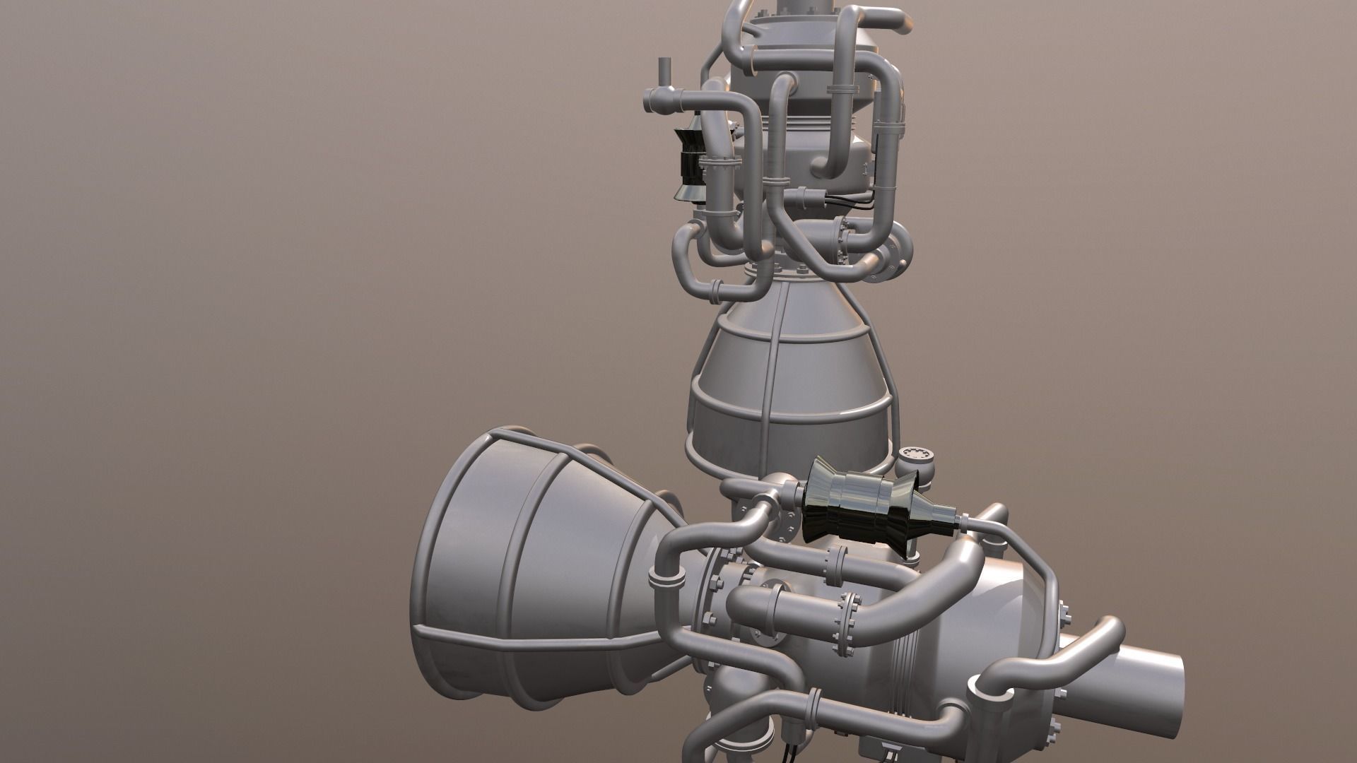 Rocket Engine Thrusters 3D model | CGTrader
