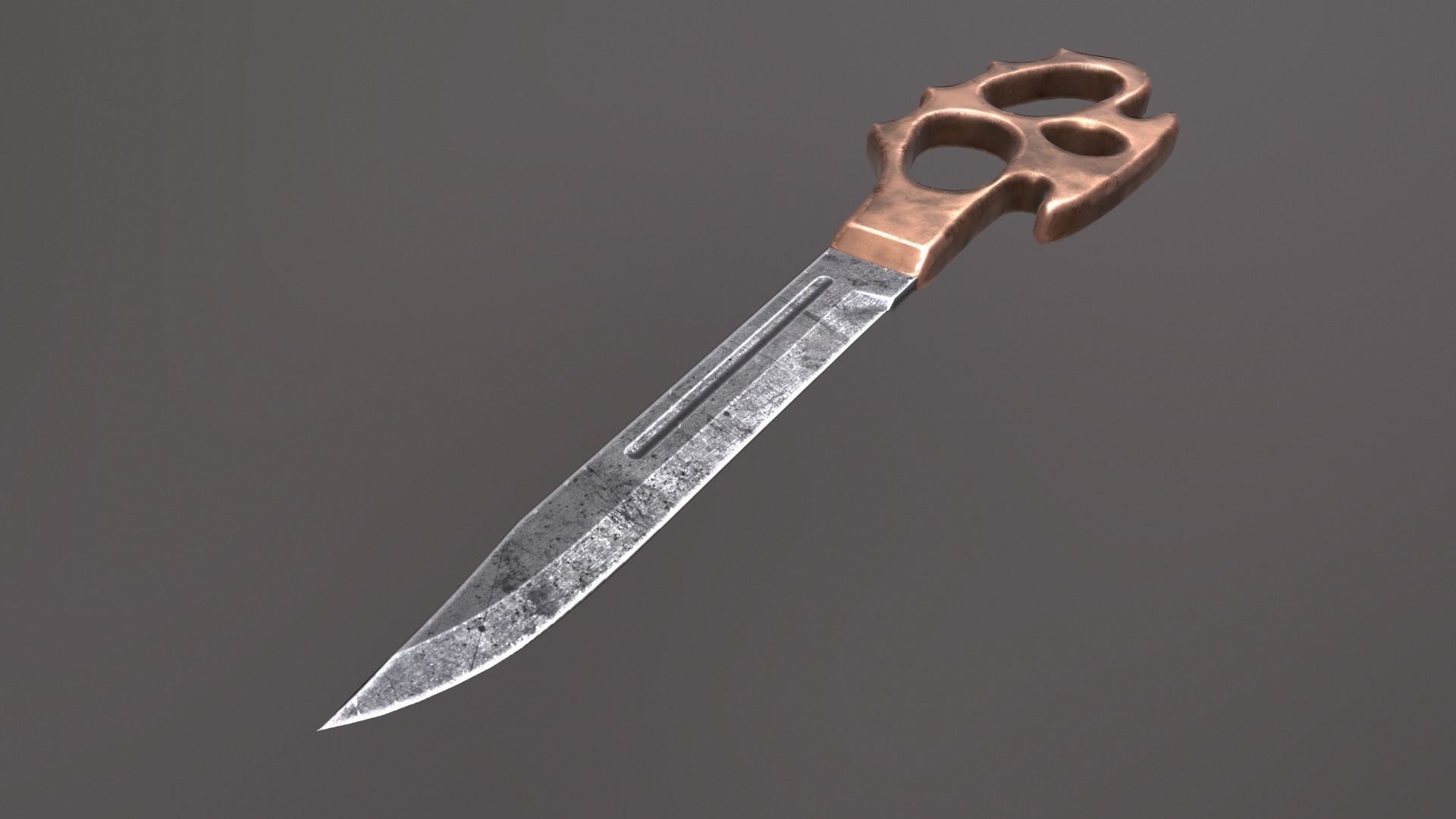 3D model Knuckle knife VR / AR / low-poly | CGTrader