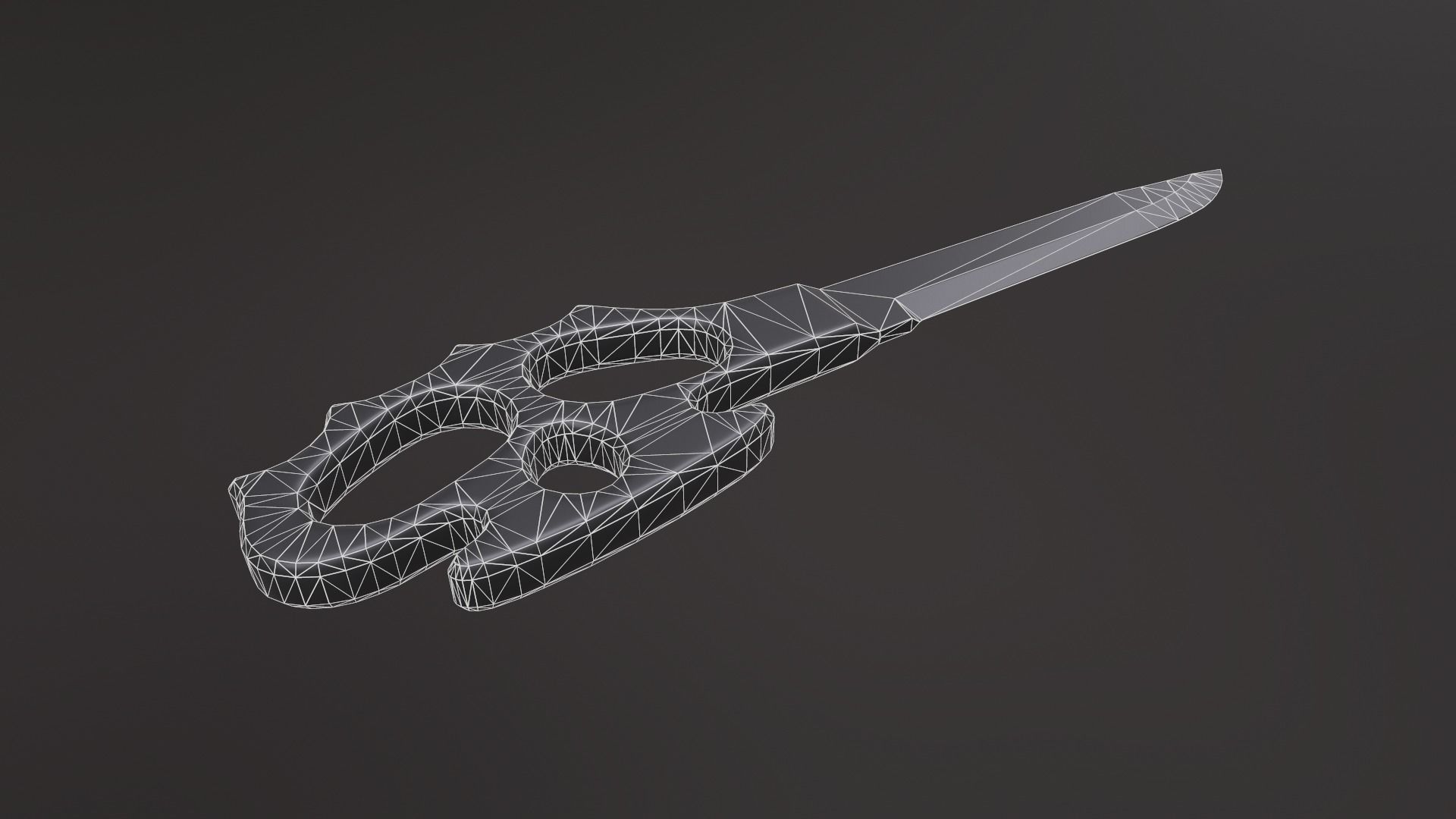 3D model Knuckle knife VR / AR / low-poly | CGTrader