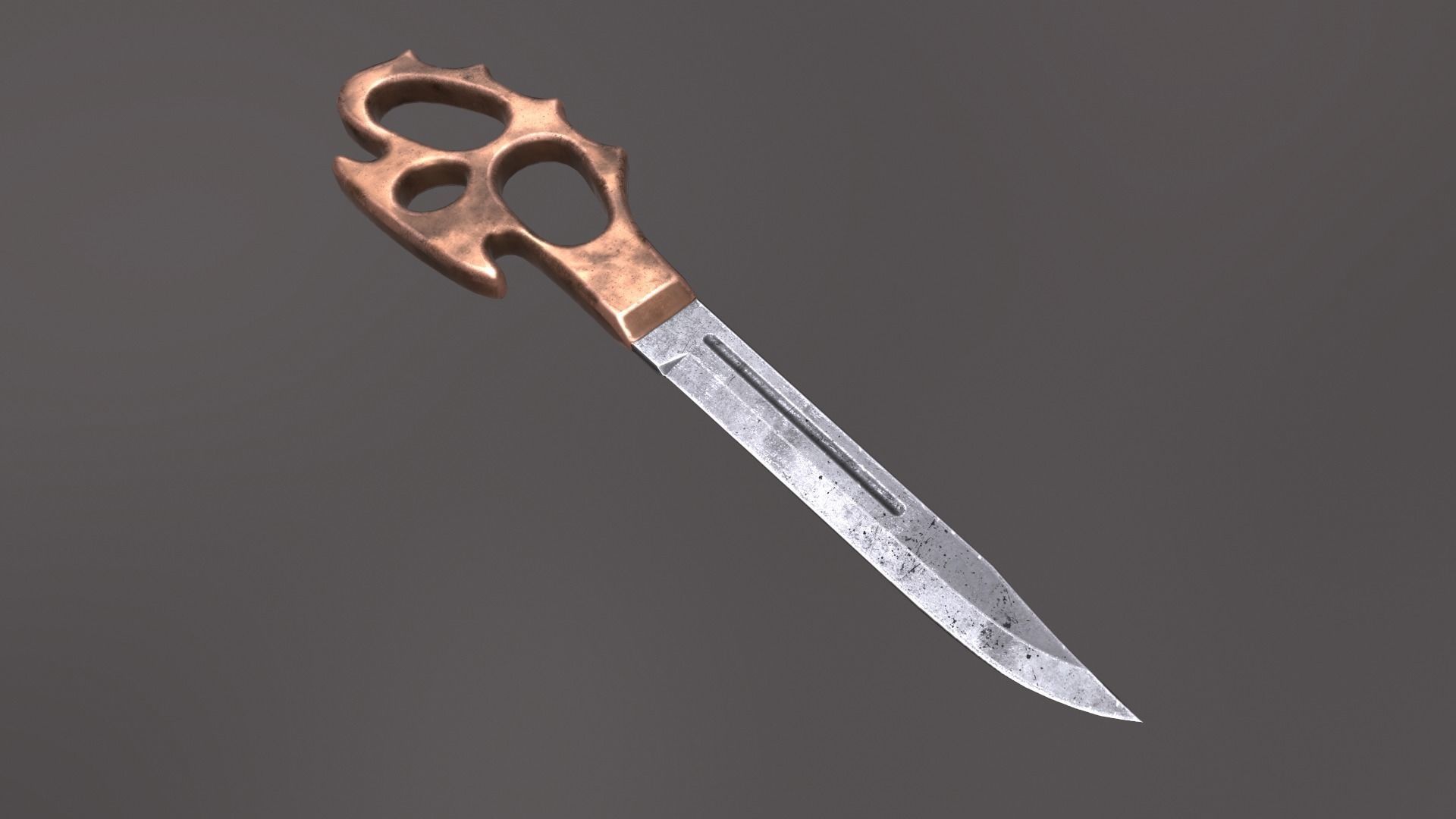 3D model Knuckle knife VR / AR / low-poly | CGTrader