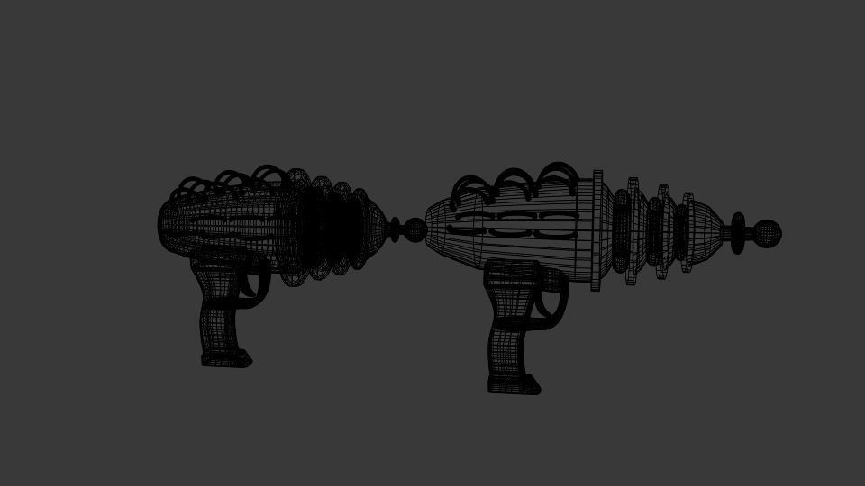 Alien Gun 3D model | CGTrader