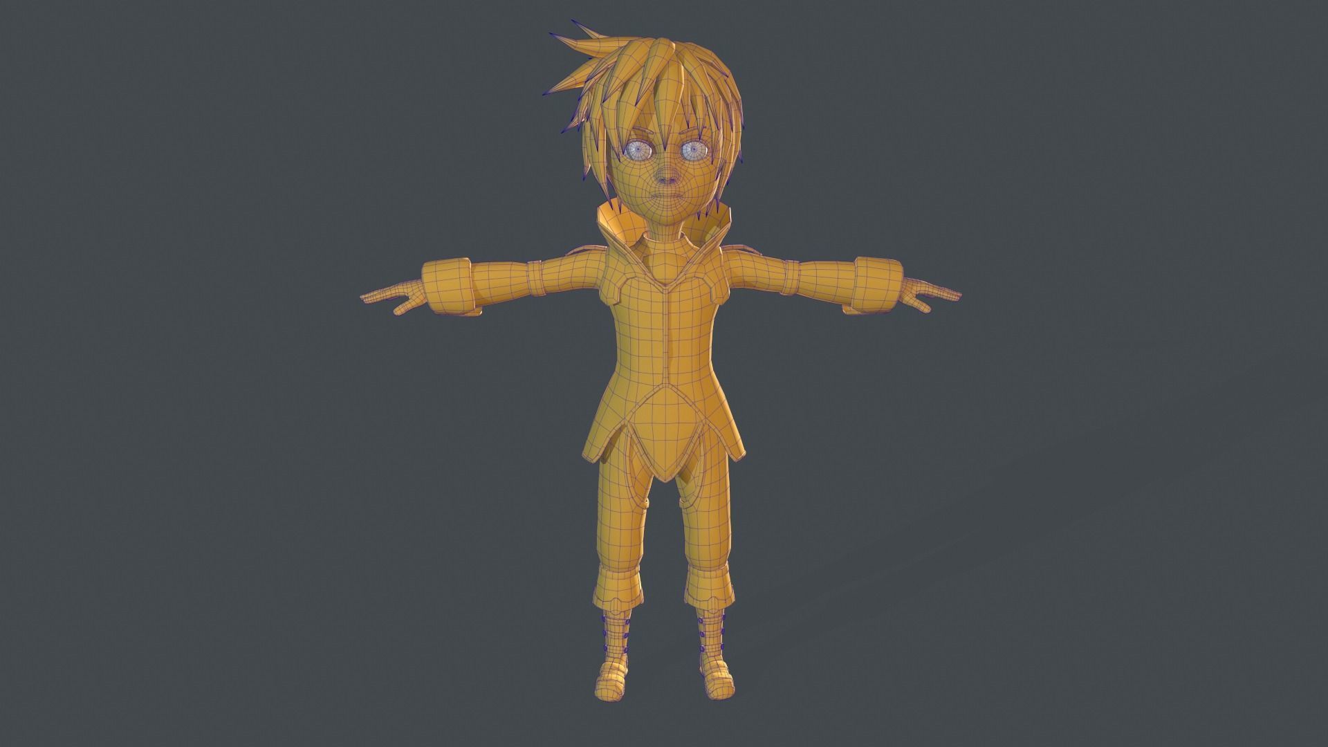 Stylized Character Unwrapped free VR / AR / low-poly 3D model | CGTrader