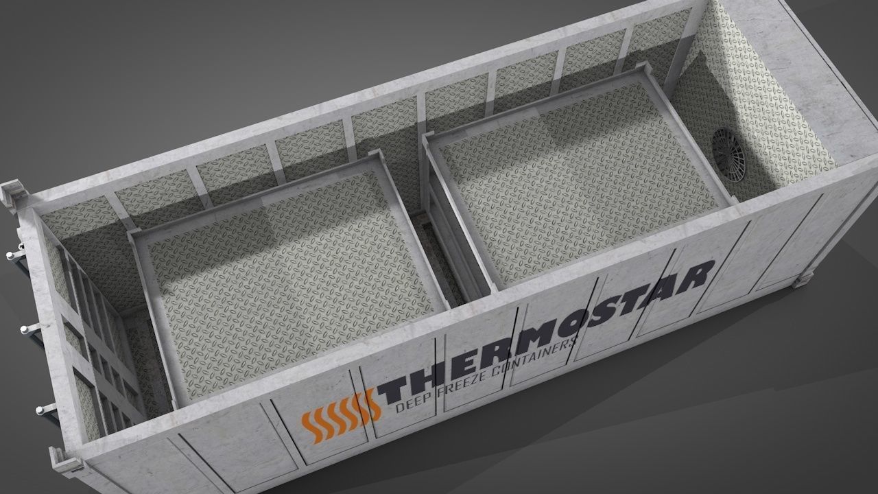 Refrigerated Shipping Container 3D model | CGTrader