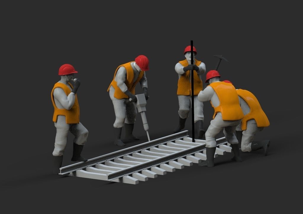 repair Railway 3D model 3D printable | CGTrader