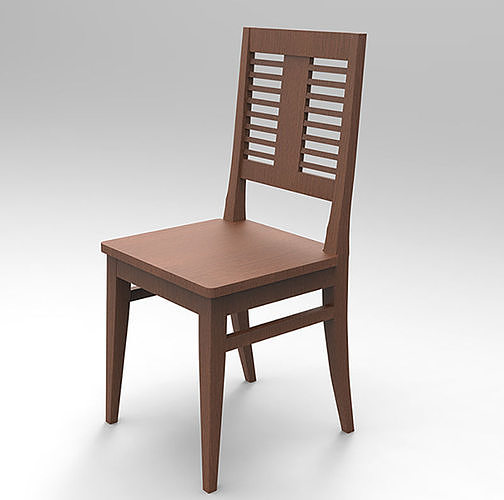 Modern Dining Chair free 3D model 3D printable | CGTrader