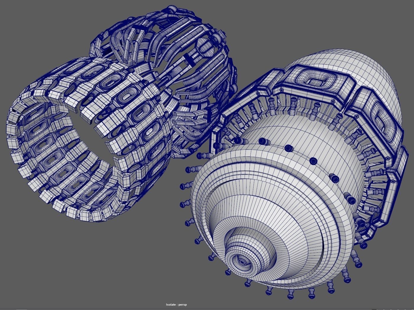 sci fi Machine Part - Cyberpunk design 3D model | CGTrader