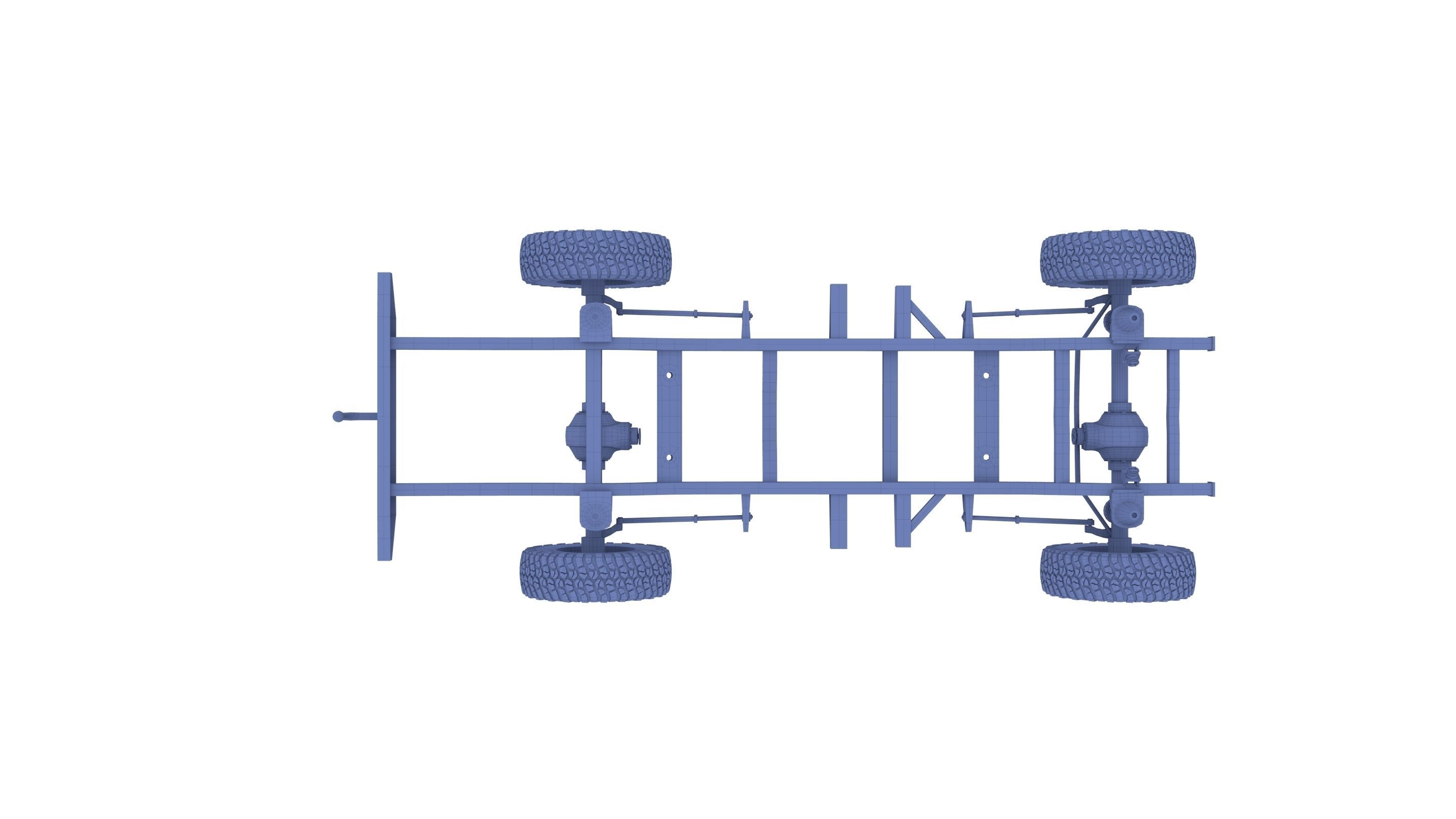 Range Rover Classic Chassis 3D model | CGTrader