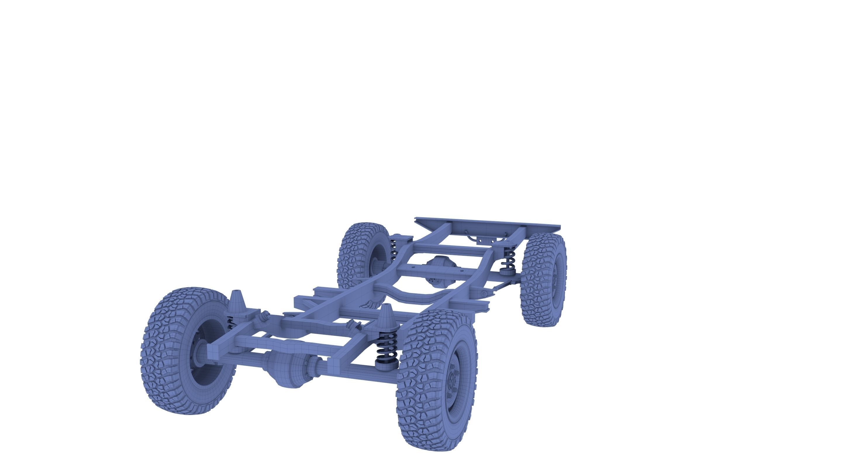 Range Rover Classic Chassis 3D model | CGTrader