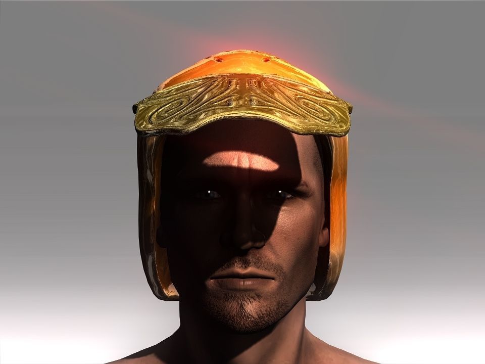 3D model Golden Mask Helmet VR / AR / low-poly animated | CGTrader