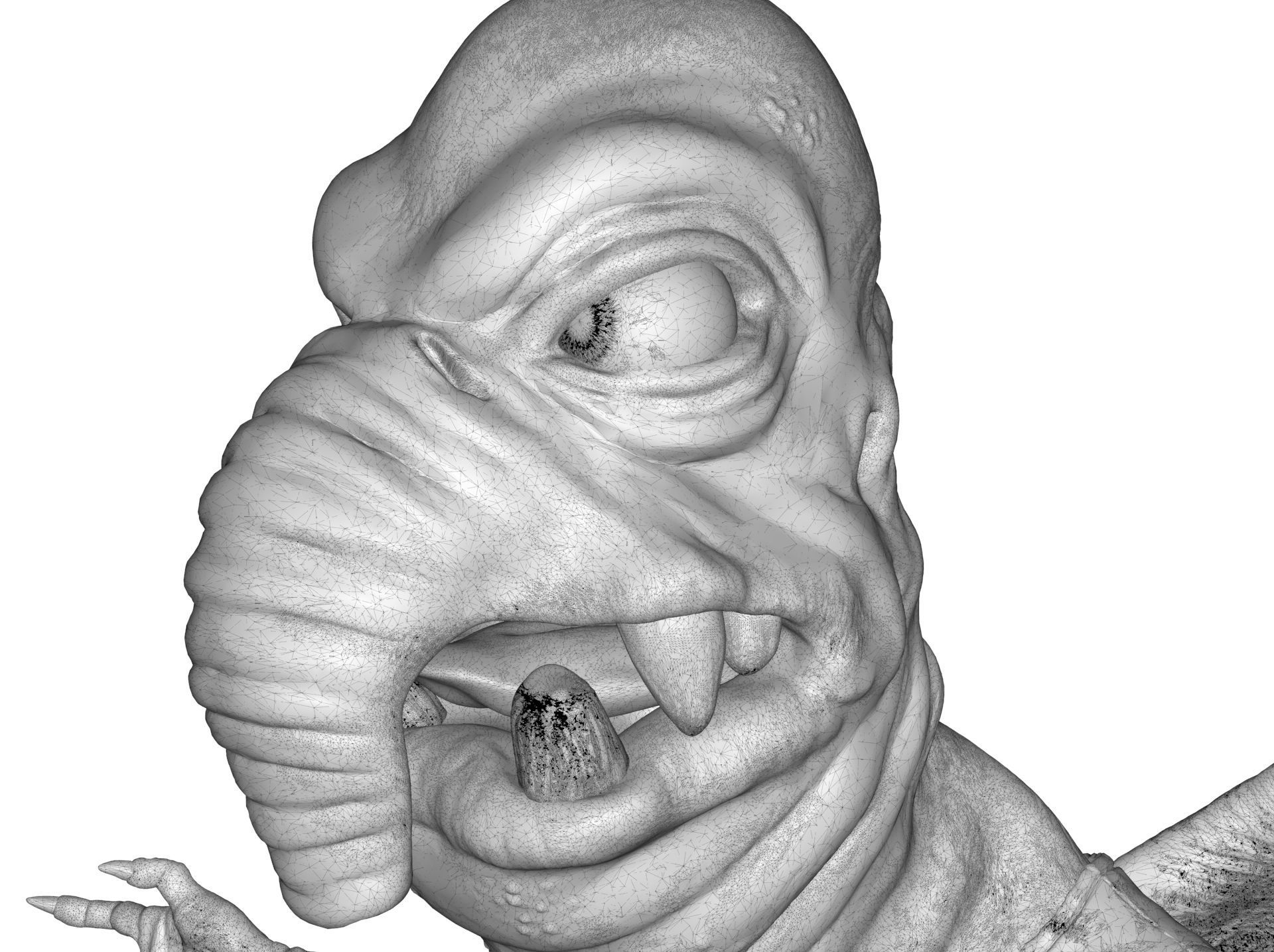 Watto from Star Wars sculpt 3D model | CGTrader