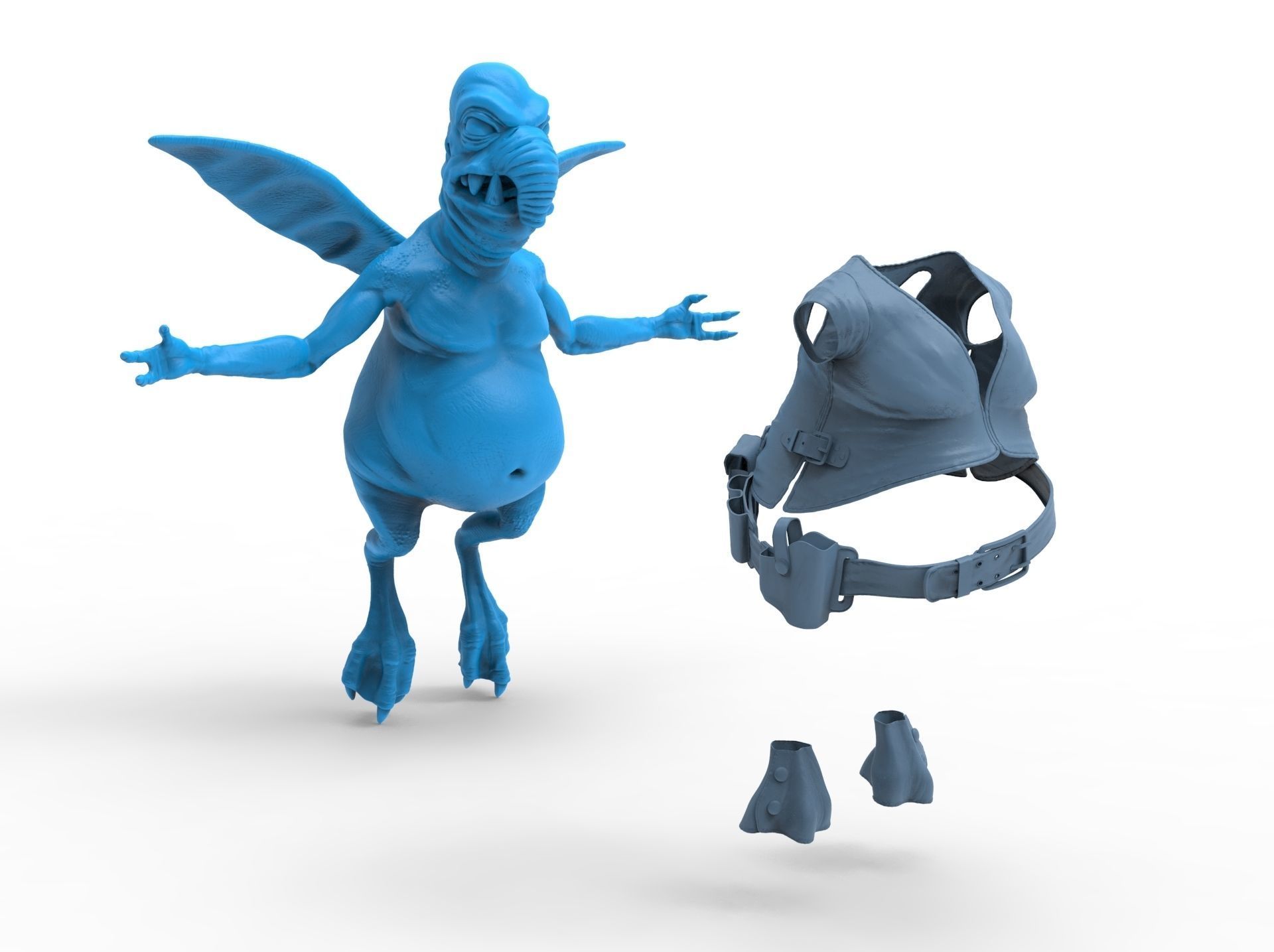 Watto from Star Wars sculpt 3D model | CGTrader