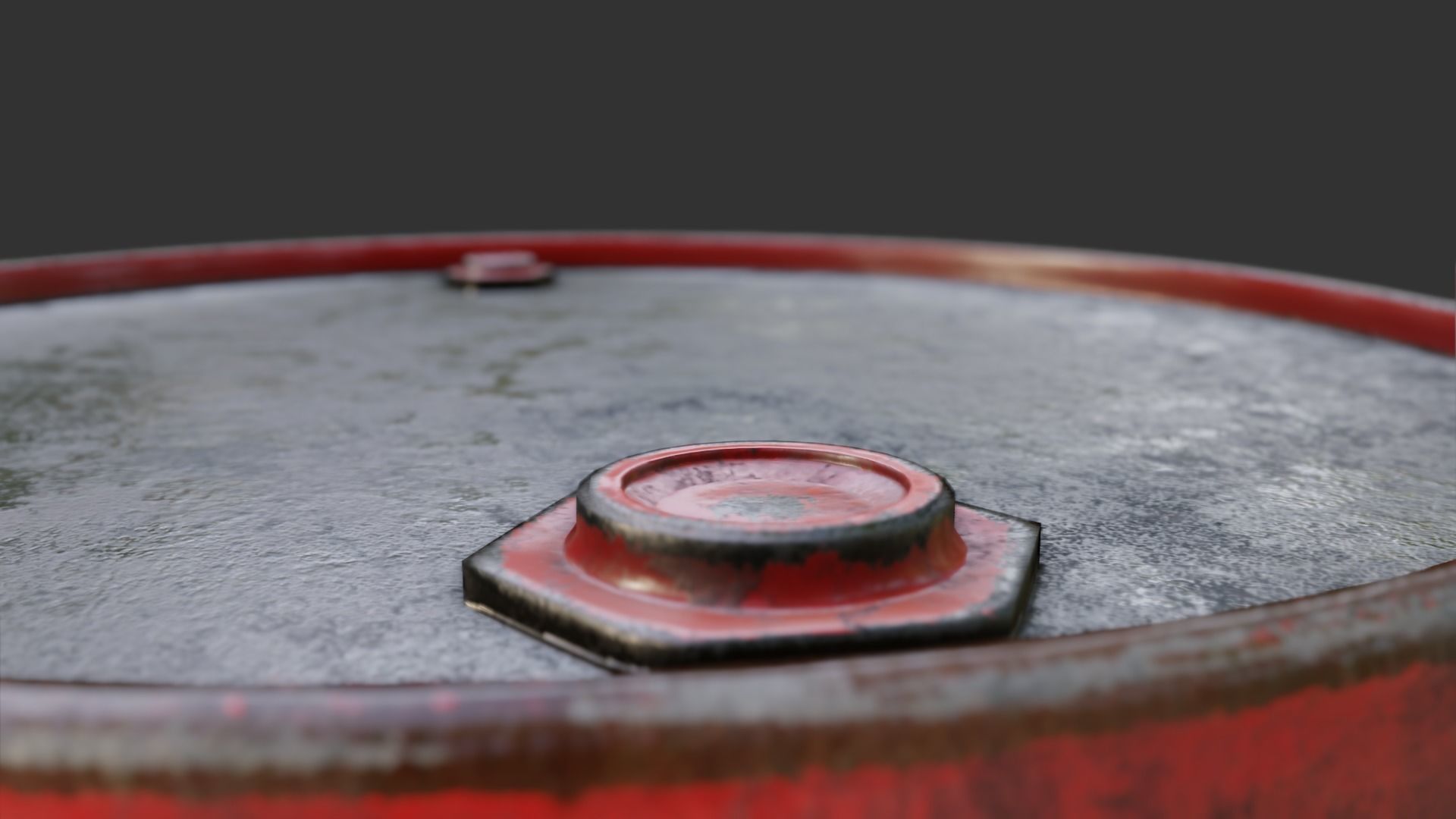 3D model Red Oil Drum VR / AR / low-poly | CGTrader