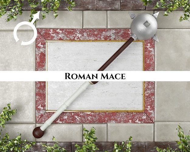 3D model Ancient Roman Mace VR / AR / low-poly | CGTrader
