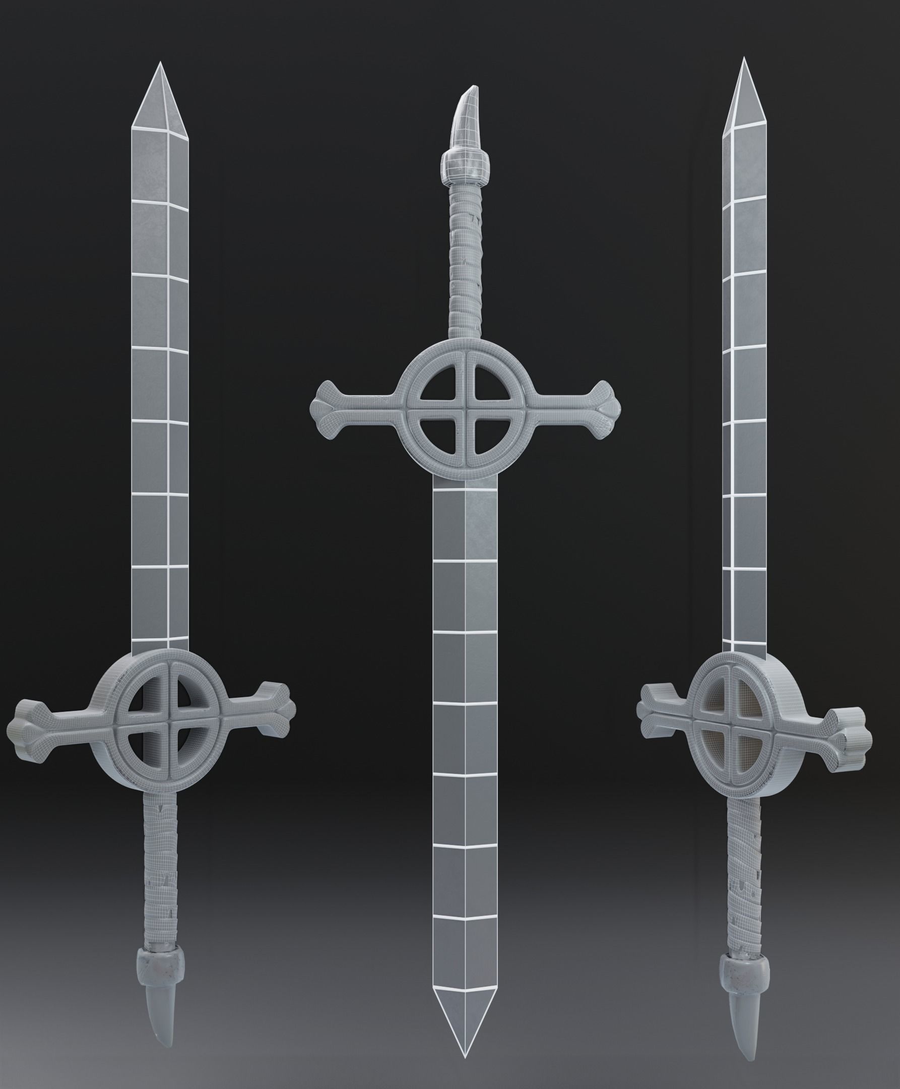 3D model Finn Sword - Demon Blood Sword VR / AR / low-poly | CGTrader