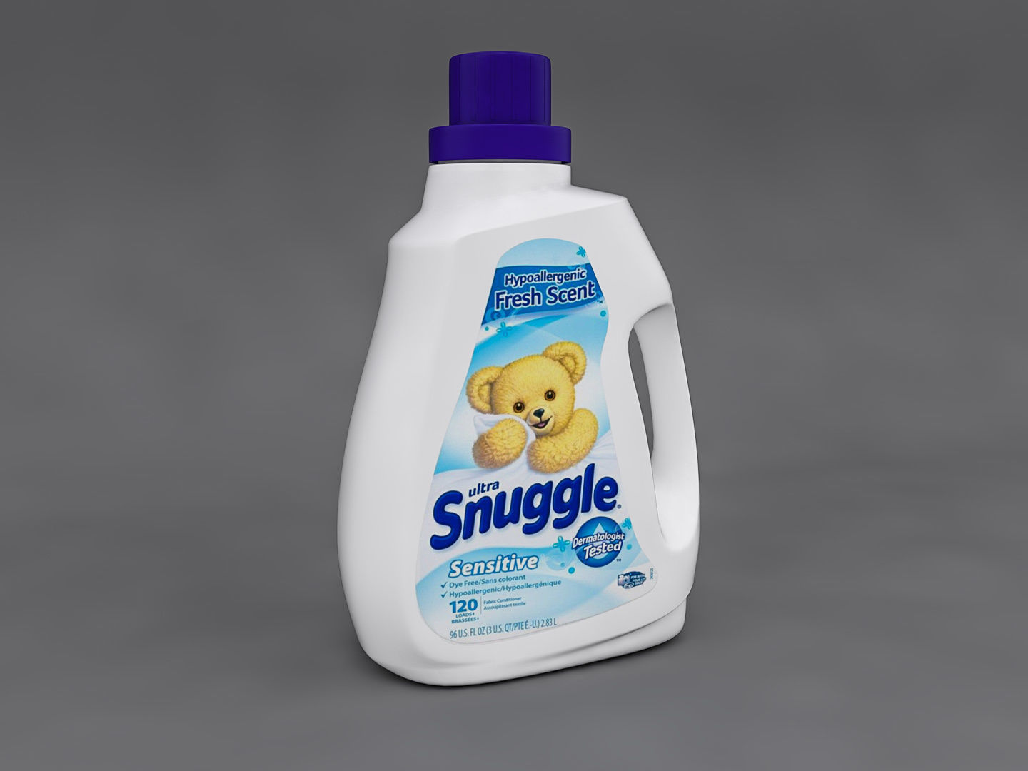 Snuggle Detergent Bottle 3D model | CGTrader