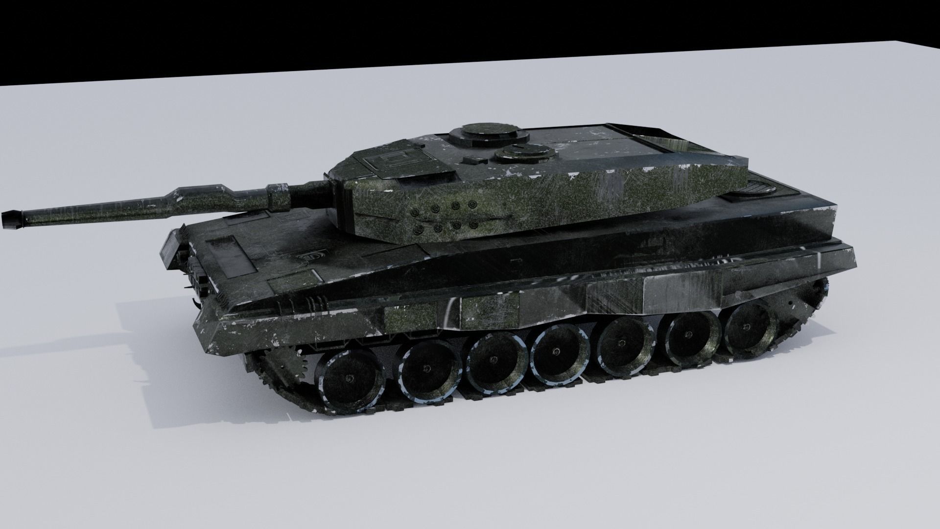 Tank Leopard 2A4 3D model | CGTrader