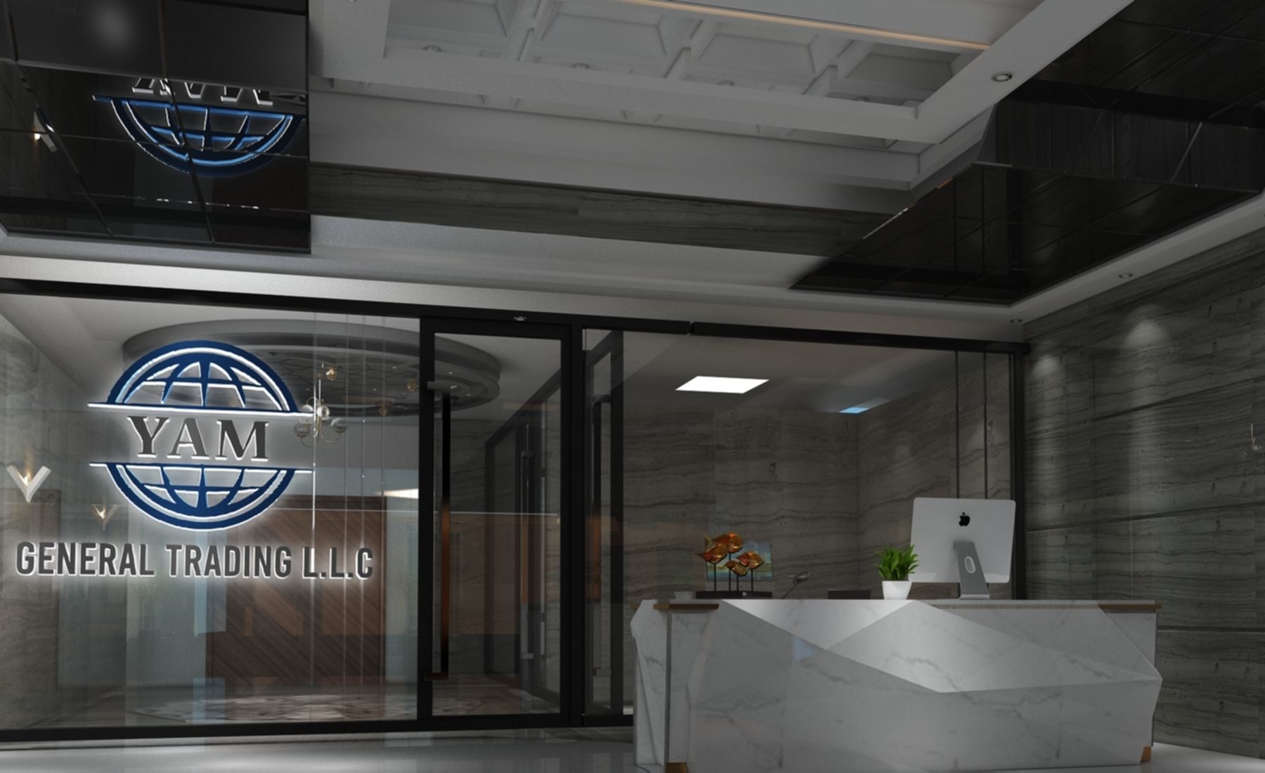 Company Office 3D model | CGTrader