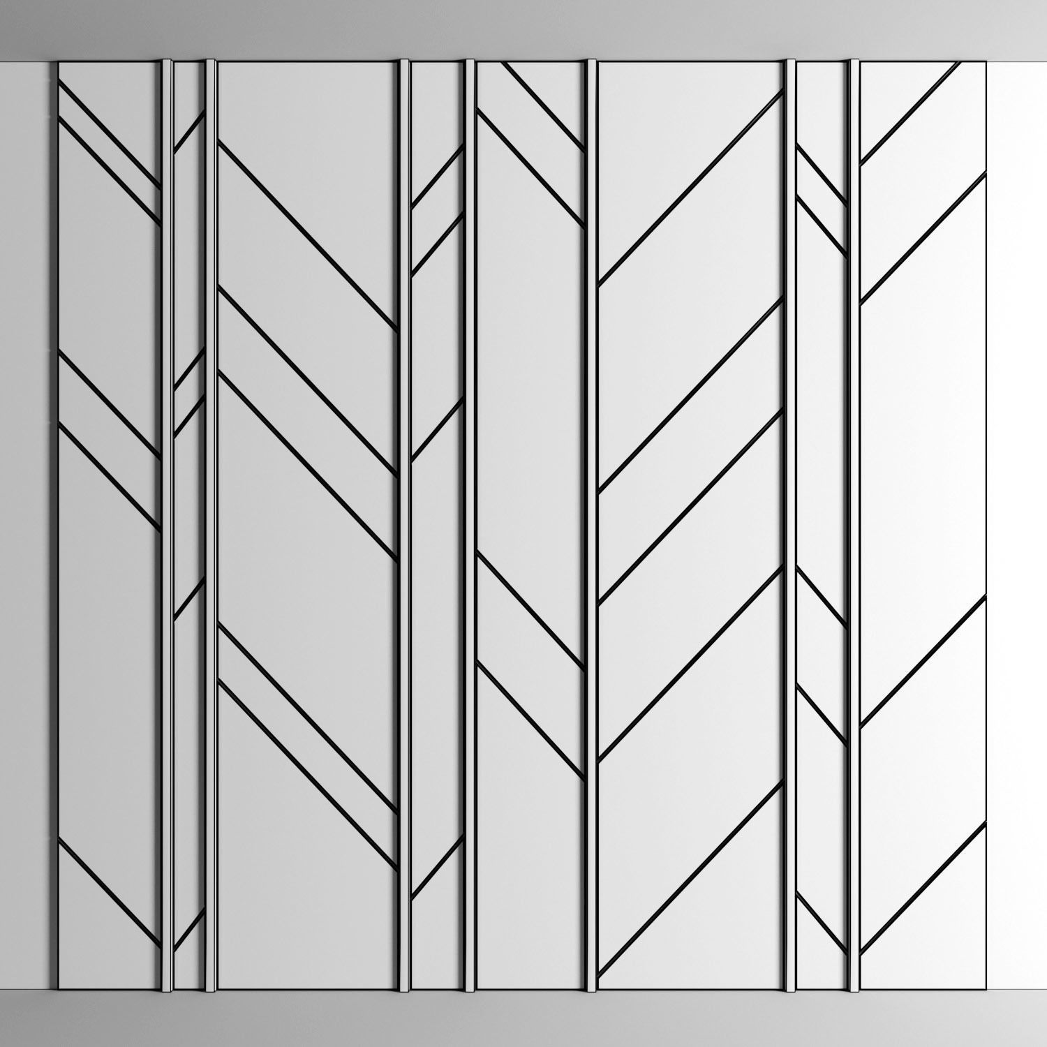 Marble panels 3D model | CGTrader