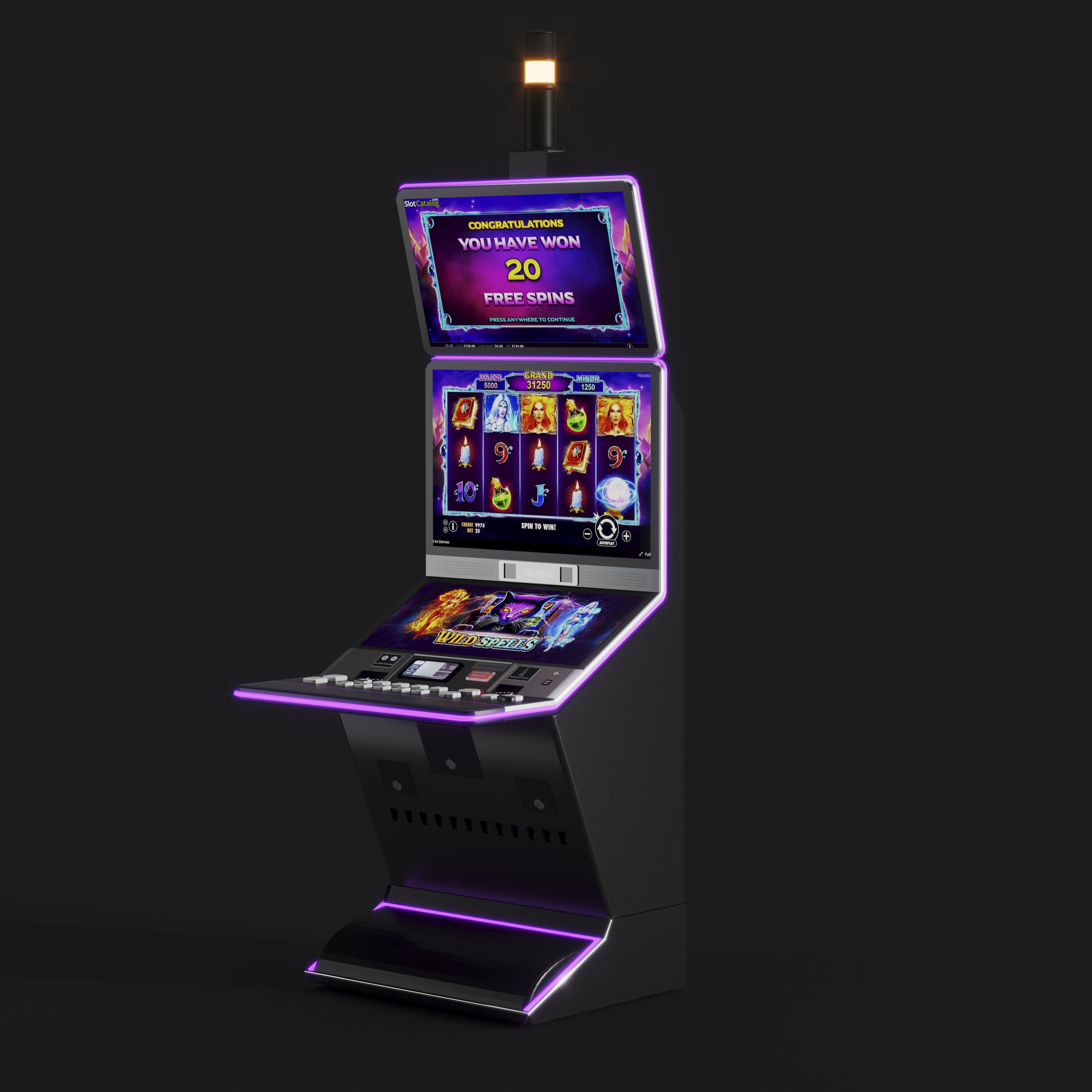 casino slot machine 3D model | CGTrader